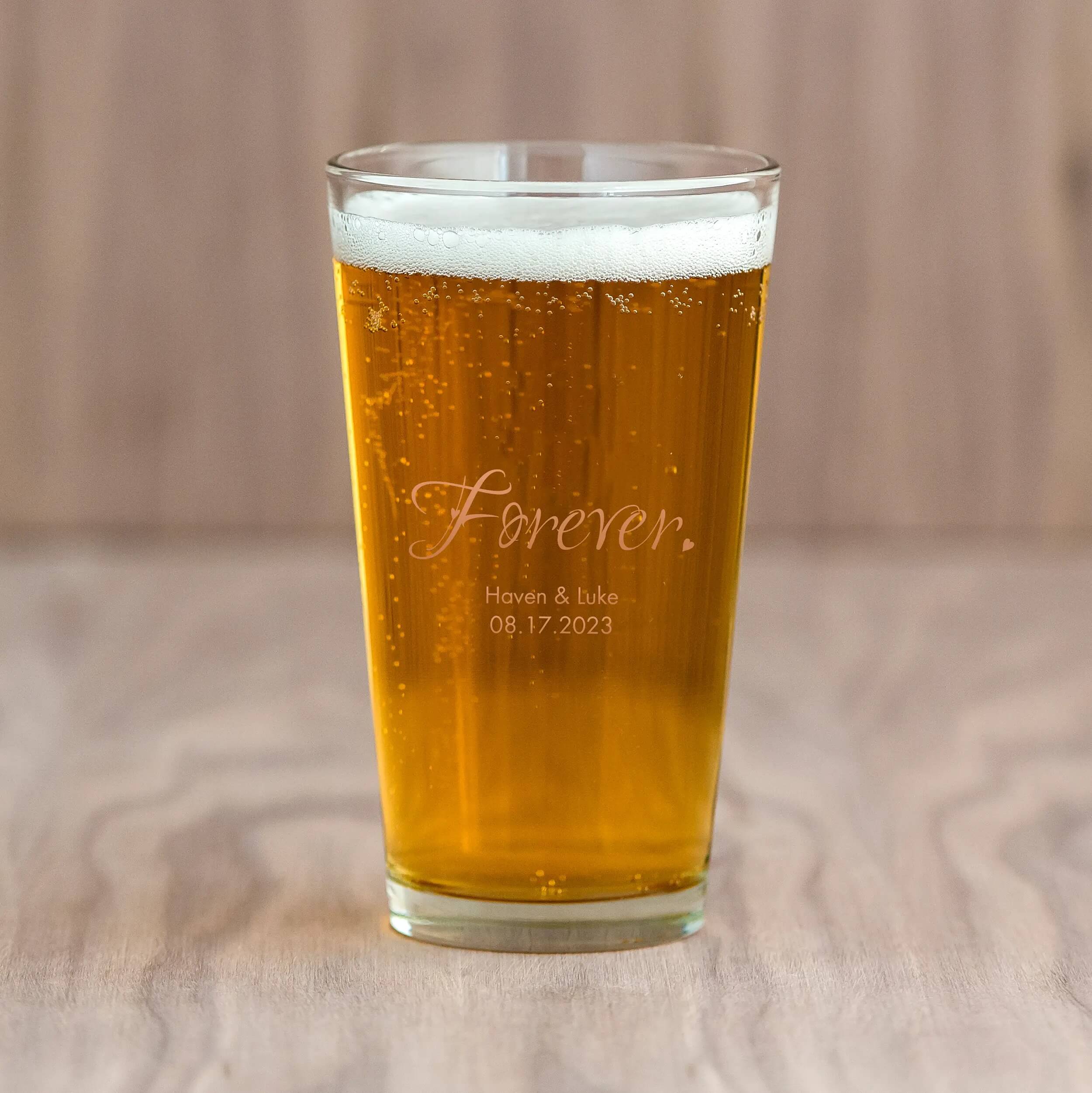 Personalized Pint Glass 16 oz.